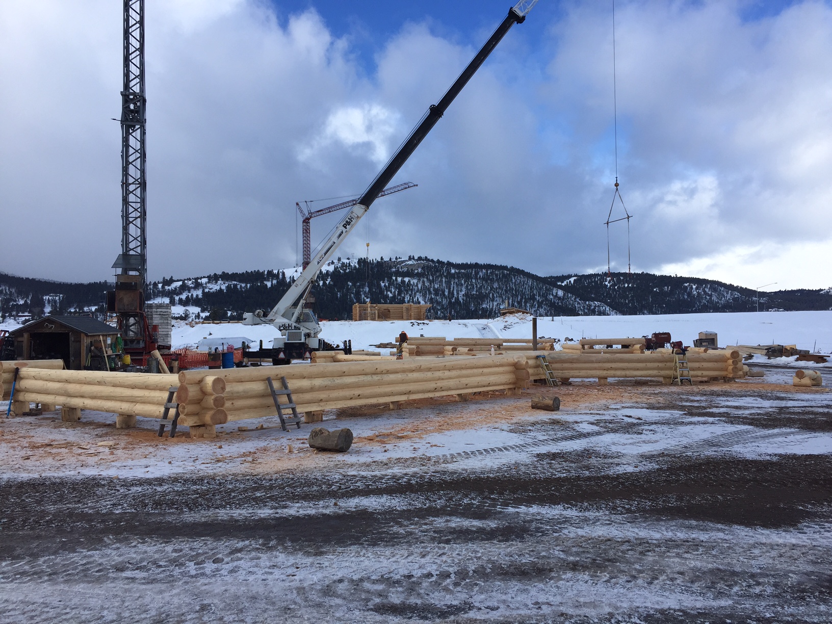 Joe and Shannon Leduc log home - Montana Log Homes : Montana Log Homes