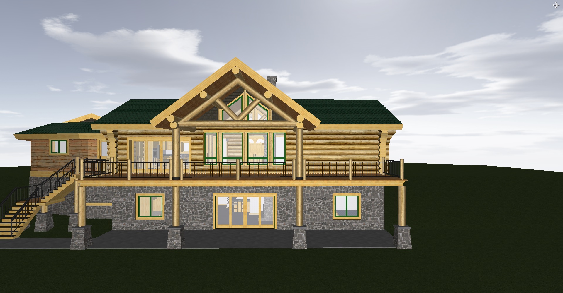 Ron and Julie Coffman - Montana Log Homes : Montana Log Homes