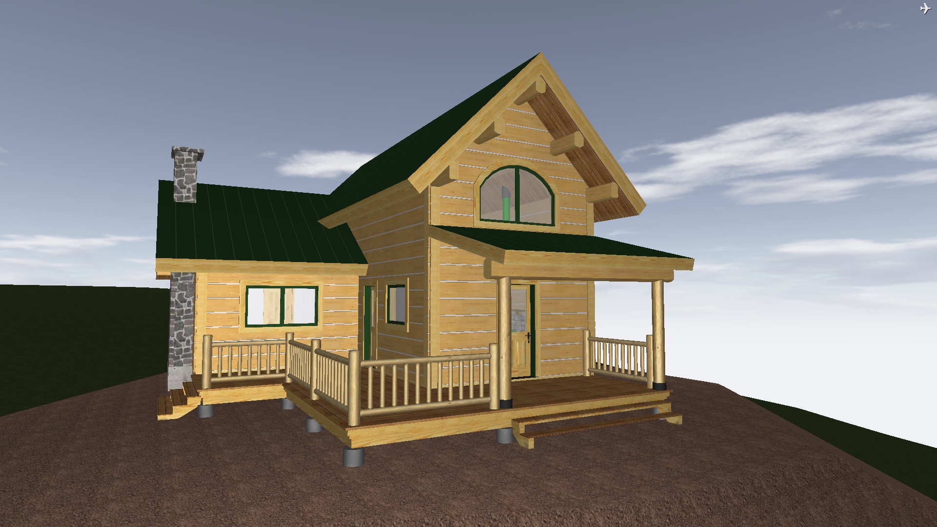 A classic "ADU" for Doug and Keri Hill - Montana Log Homes : Montana ...