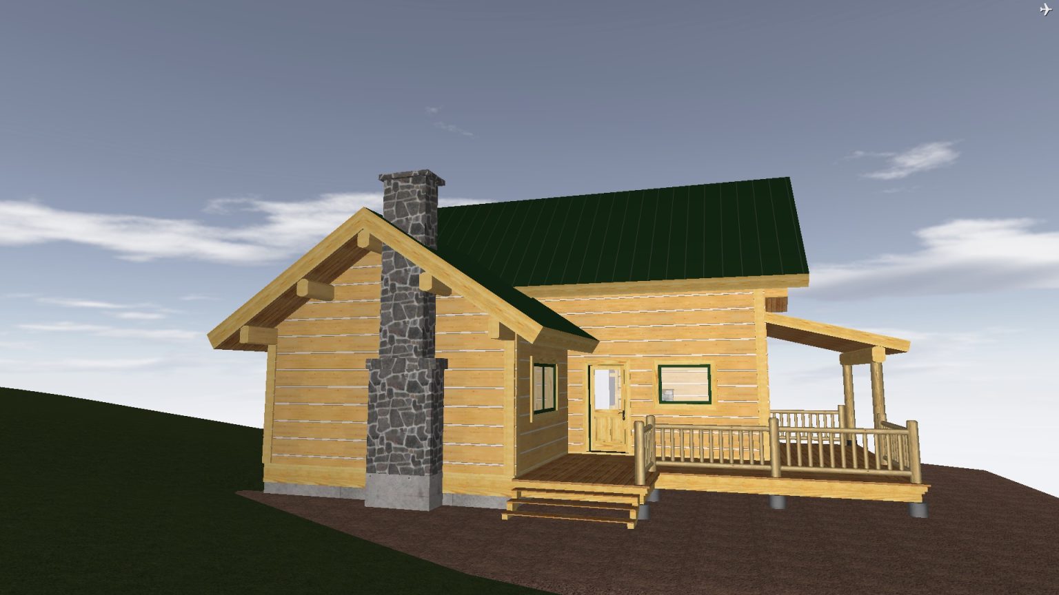 A classic "ADU" for Doug and Keri Hill - Montana Log Homes : Montana ...