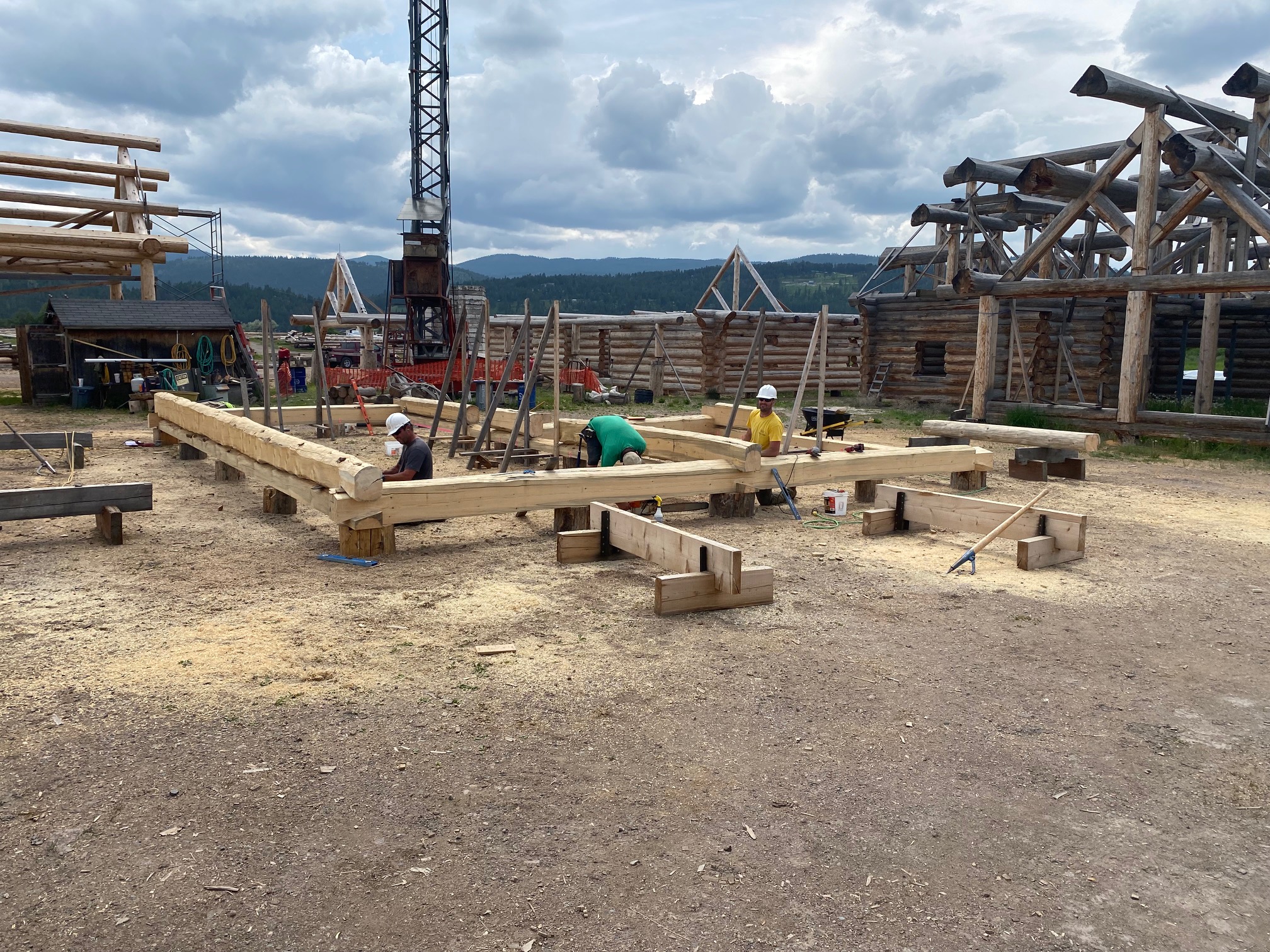 A classic "ADU" for Doug and Keri Hill - Montana Log Homes : Montana ...