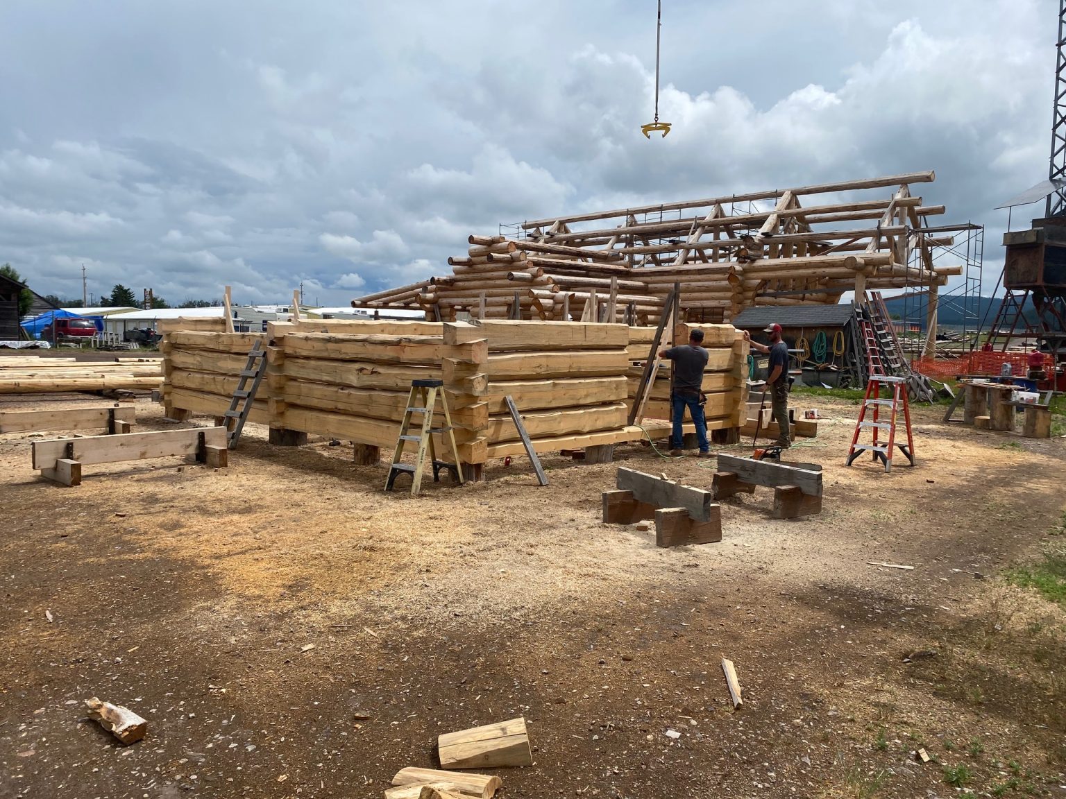 A classic "ADU" for Doug and Keri Hill - Montana Log Homes : Montana ...