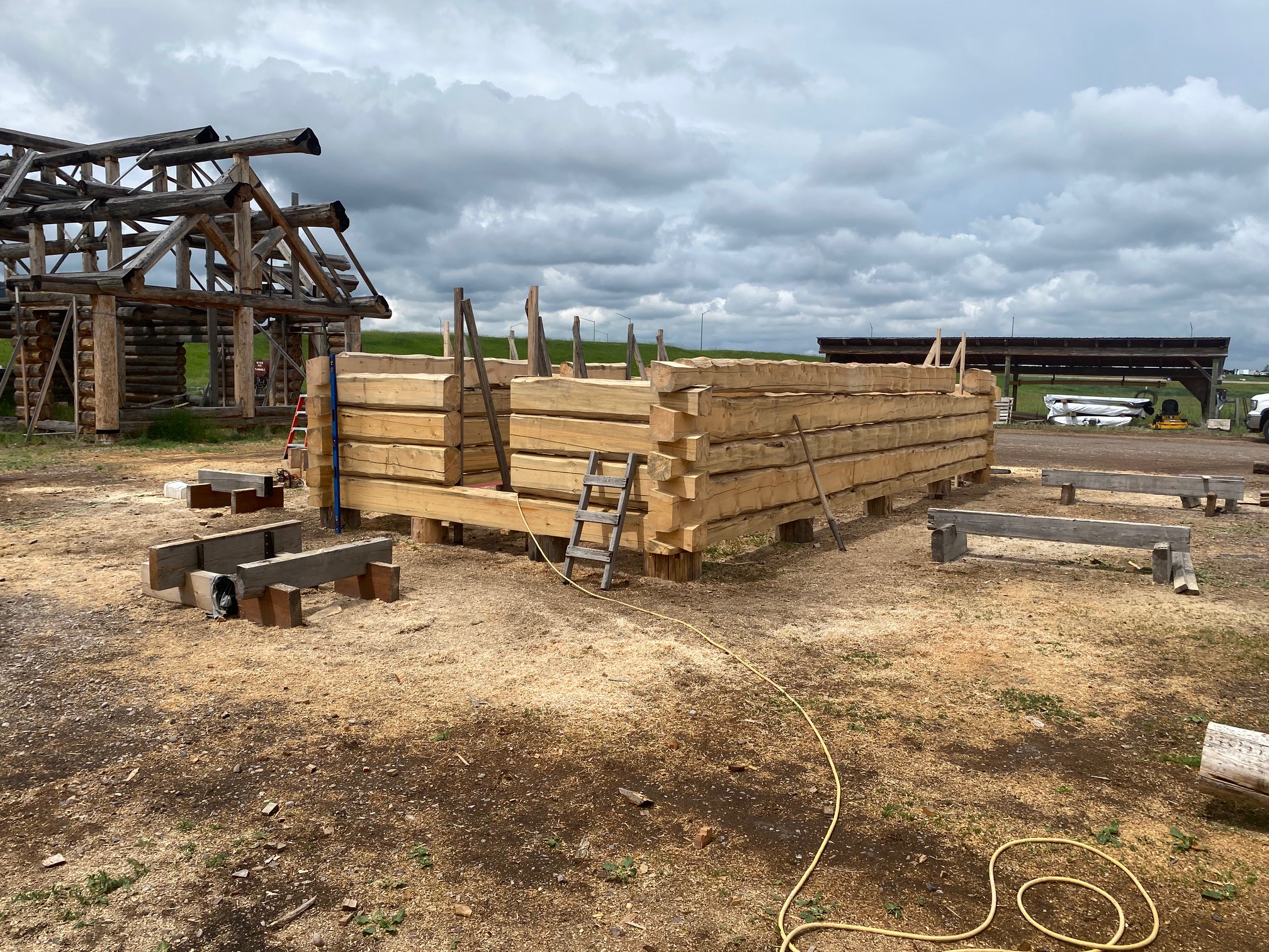 A classic "ADU" for Doug and Keri Hill - Montana Log Homes : Montana ...