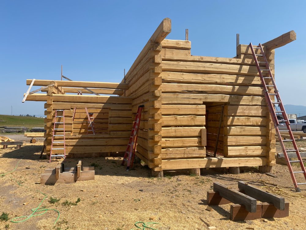 A classic "ADU" for Doug and Keri Hill - Montana Log Homes : Montana ...